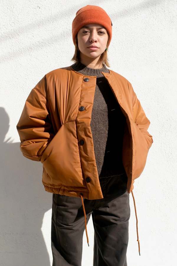 Girls of Dust Fury Nylon Nuclear Jacket - Caramel | Garmentory