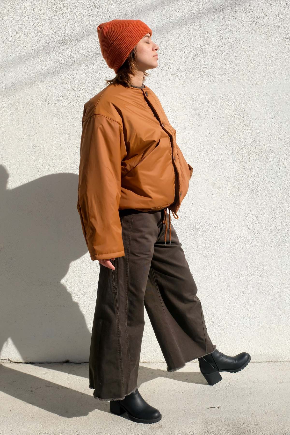 Girls of Dust Fury Nylon Nuclear Jacket - Caramel | Garmentory