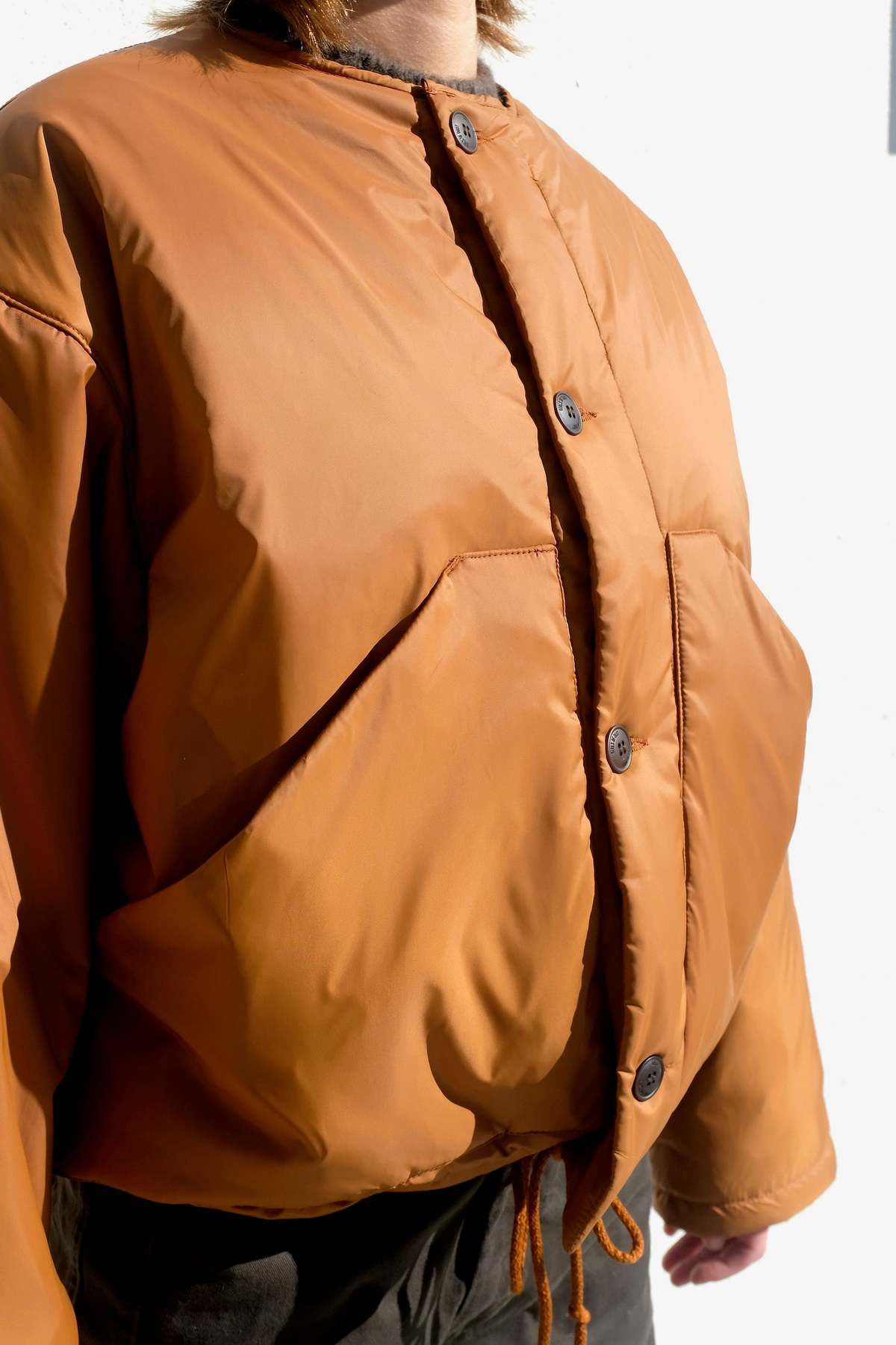 Girls of Dust Fury Nylon Nuclear Jacket - Caramel | Garmentory