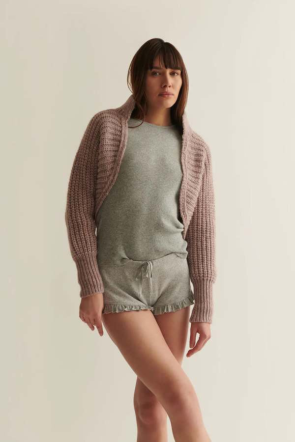 Skin Alona Shrug Sweater - Rosada | Garmentory