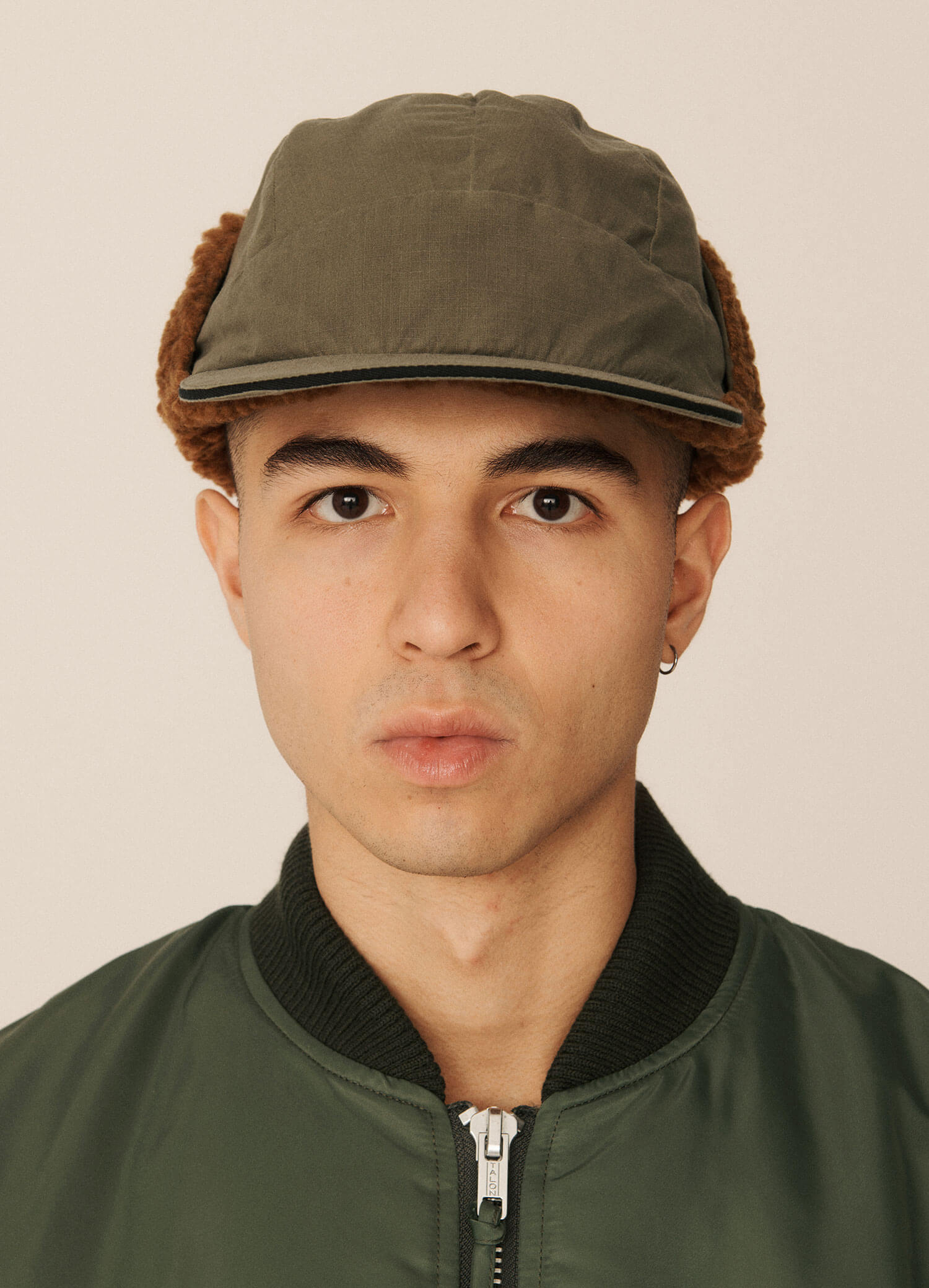 YMC Solent Waxed Cotton Ripstop Cap - Olive | Garmentory