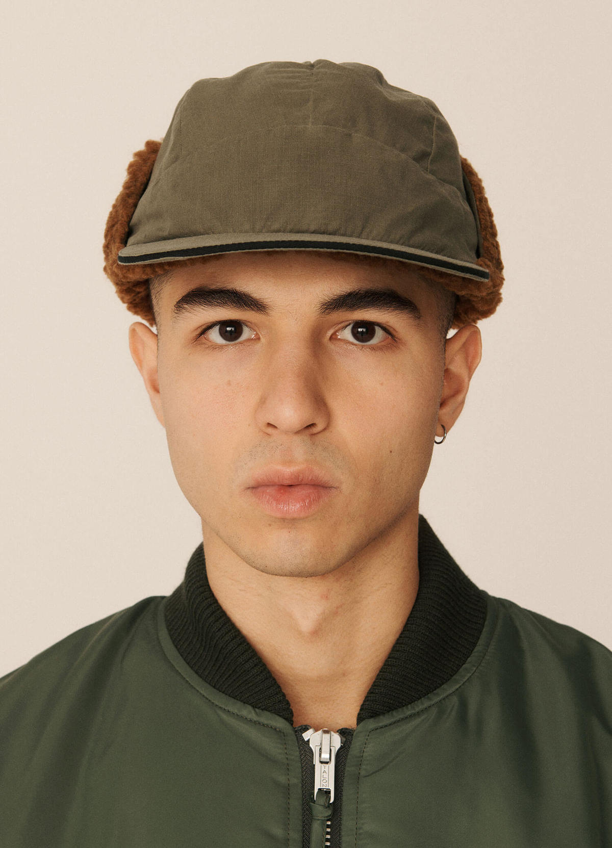 YMC Solent Waxed Cotton Ripstop Cap - Olive | Garmentory