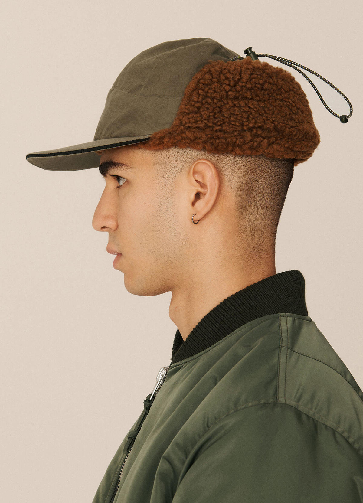 YMC Solent Waxed Cotton Ripstop Cap - Olive | Garmentory