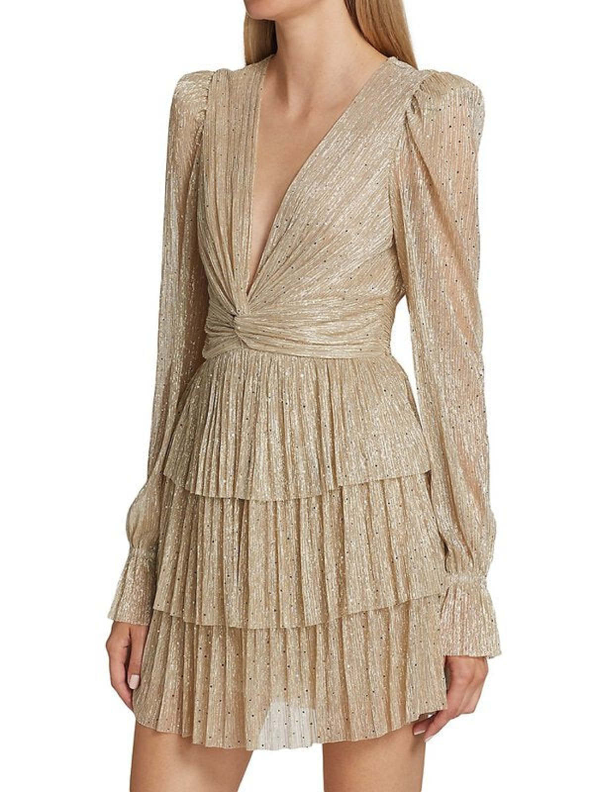 Sabina Musayev Felicie Dress - Gold | Garmentory