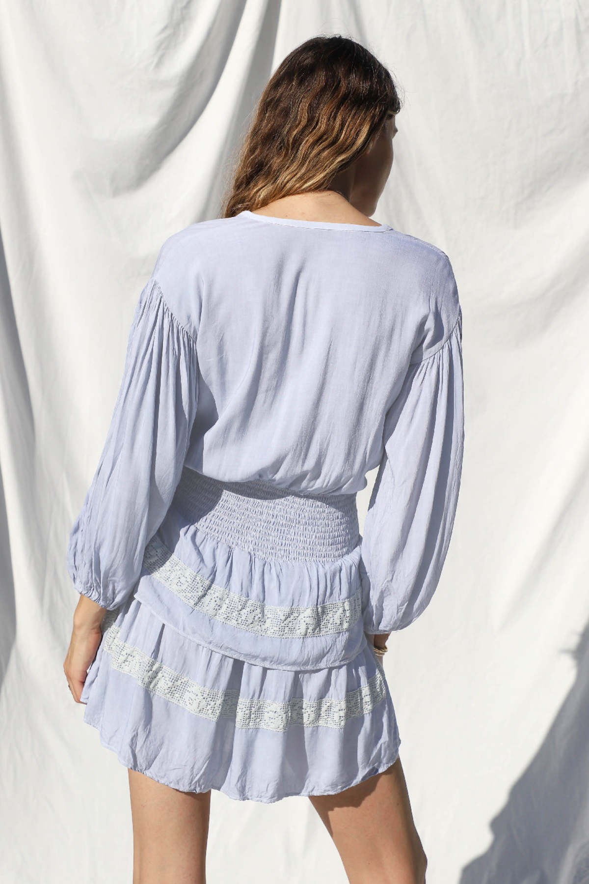 Sample Jen's Pirate Booty Gina Mini Dress - Haze Grey | Garmentory