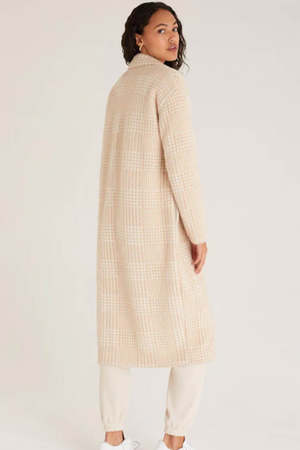 Z Supply Mason Houndstooth Coat - Taupe | Garmentory