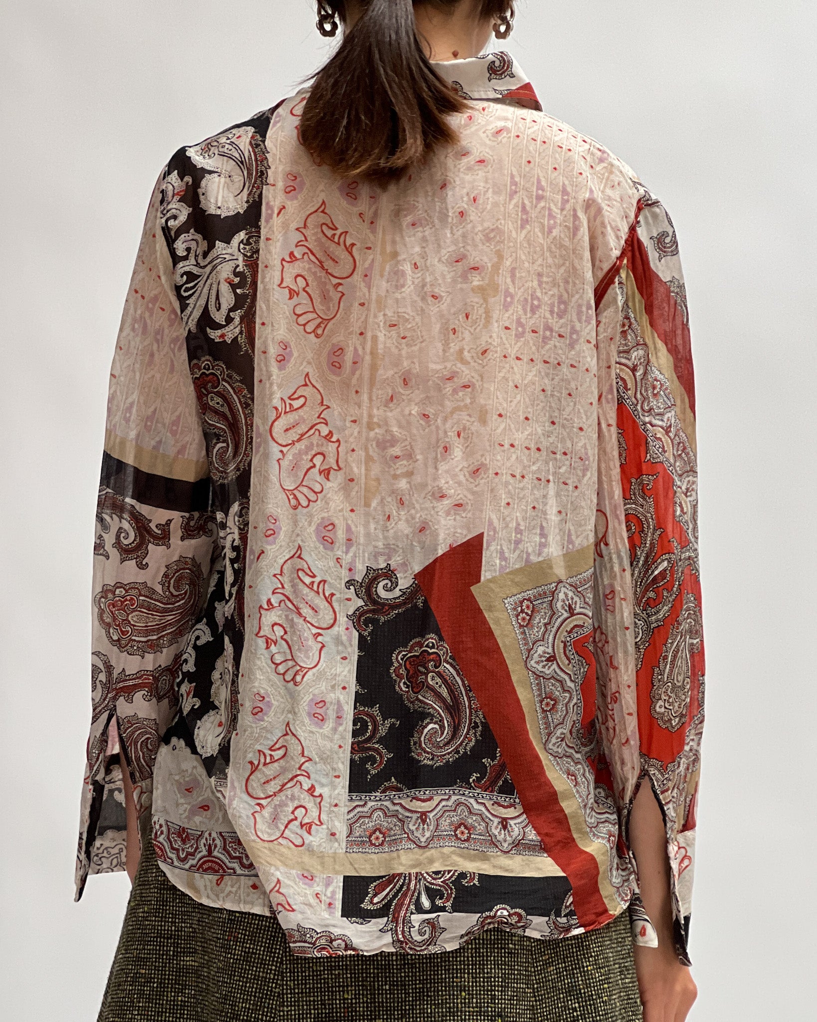 Handkerchief Print Blouse | Garmentory