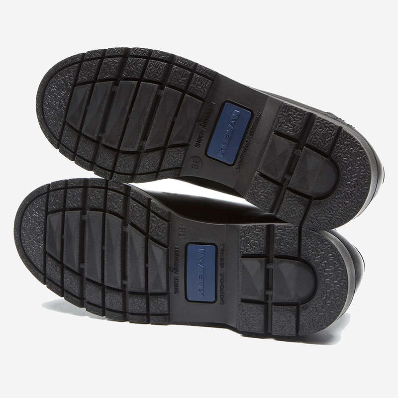 Kleman Padror Leather Tyrolean Shoes - Black | Garmentory