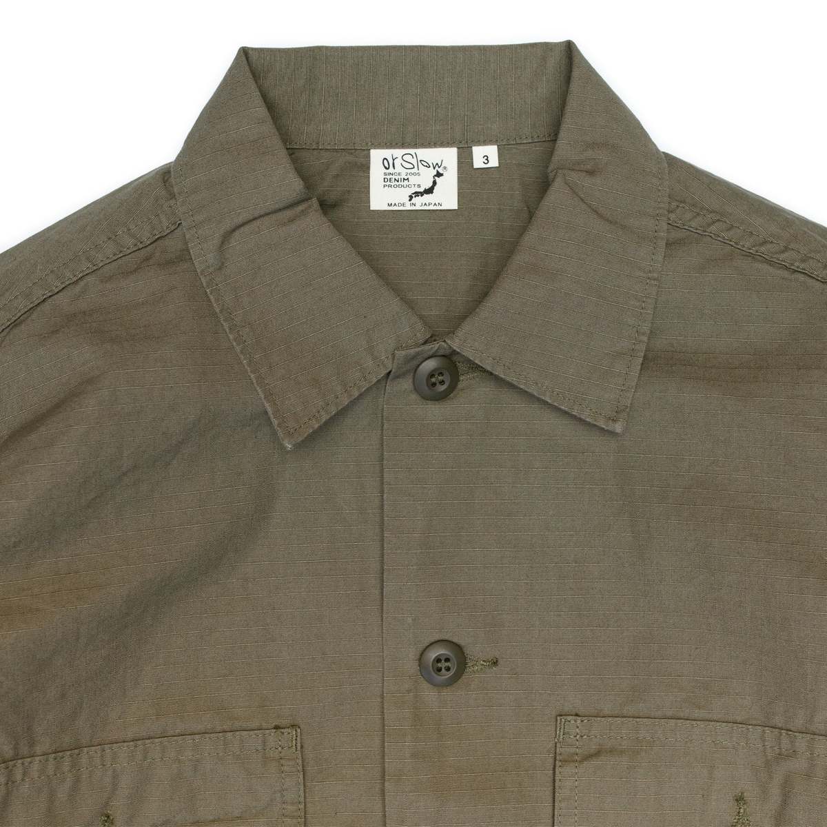 Orslow Trooper Fatigue Shirt - Army Green | Garmentory