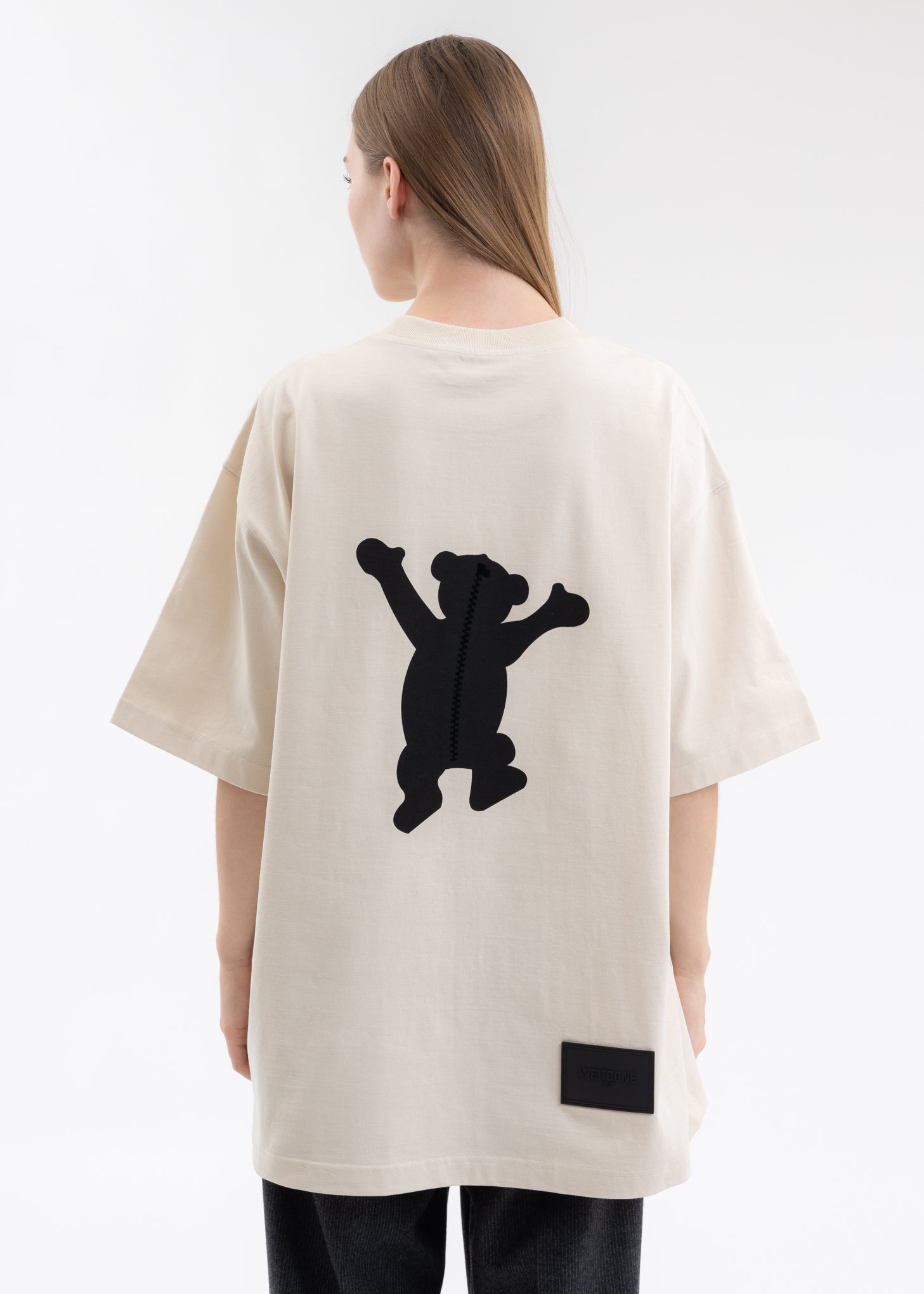 we11done LOGO TEDDY T-SHIRT - IVORY | Garmentory