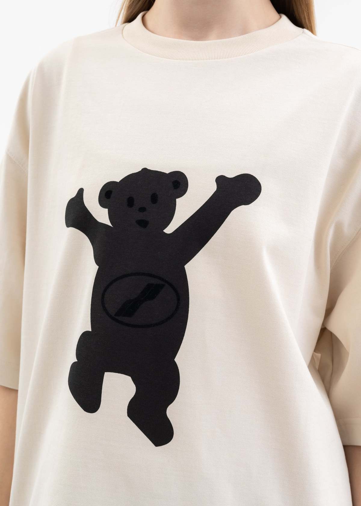 we11done LOGO TEDDY T-SHIRT - IVORY | Garmentory