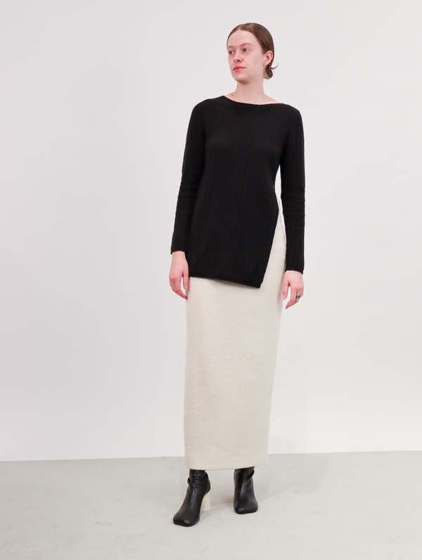 Ruohan Ari Pencil Skirt - Ivory | Garmentory