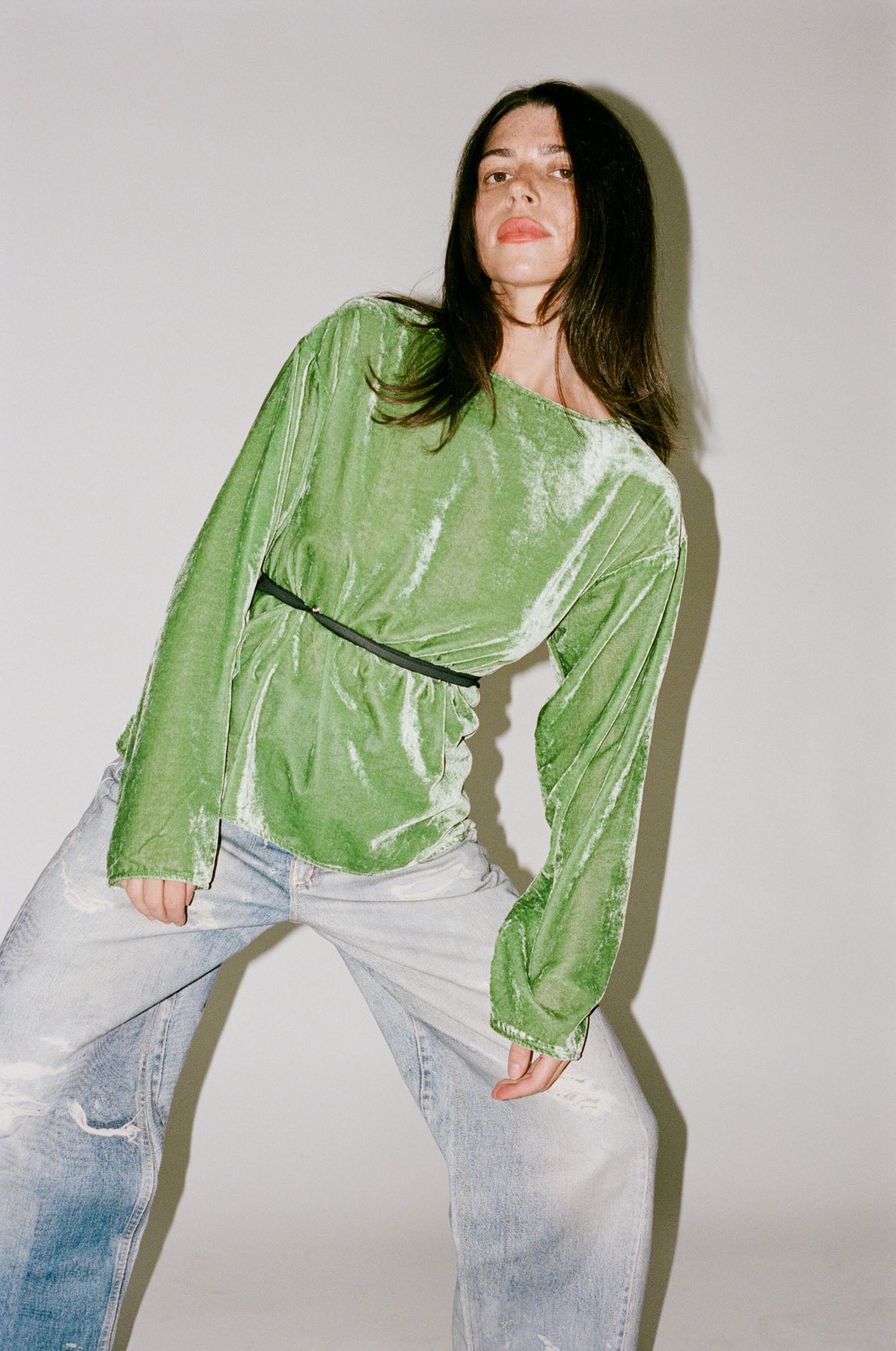 Baserange Unir Top - Vella Green | Garmentory