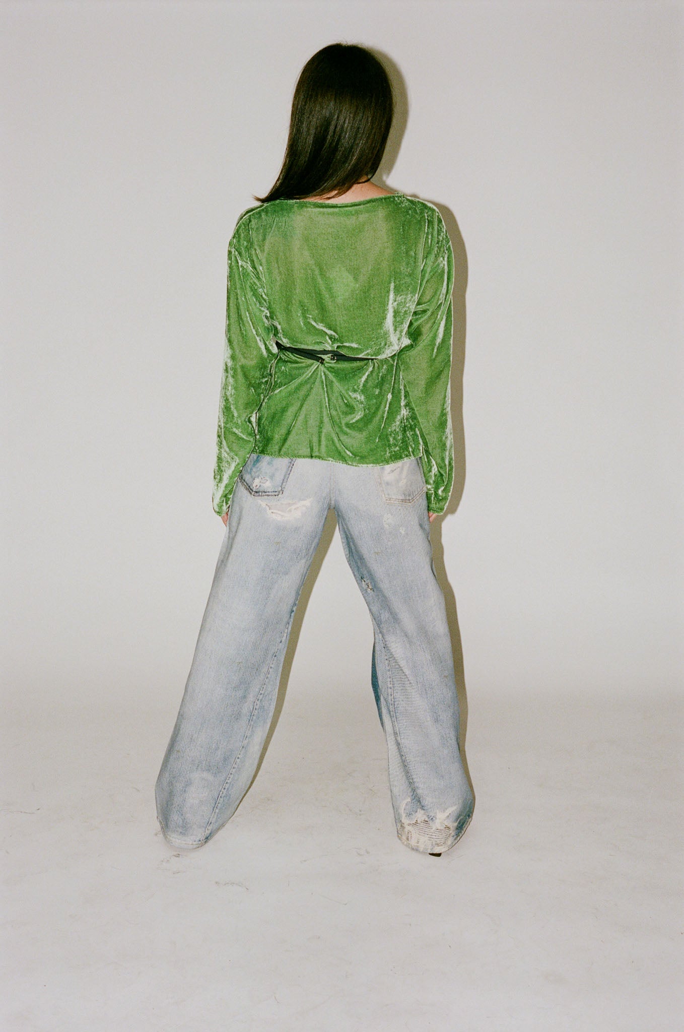 Baserange Unir Top - Vella Green | Garmentory