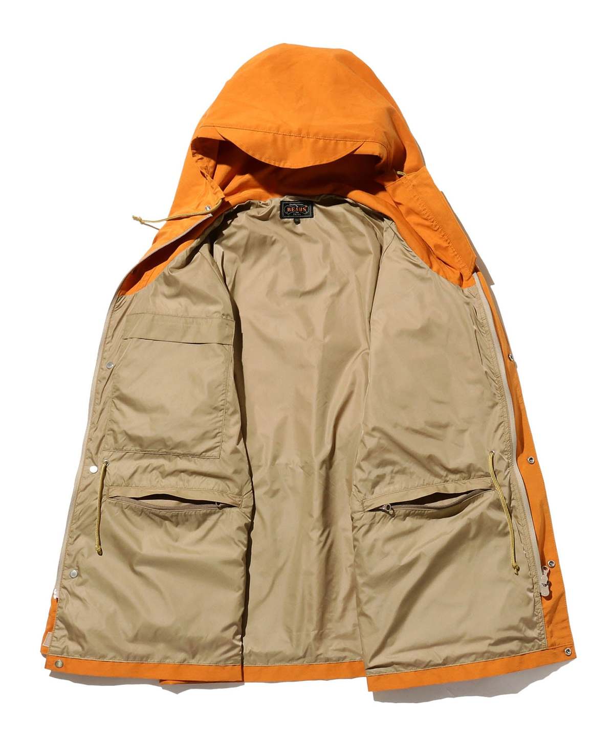 BEAMS PLUS Mountain Parka Jacket 60/40 Cloth Orange | Garmentory