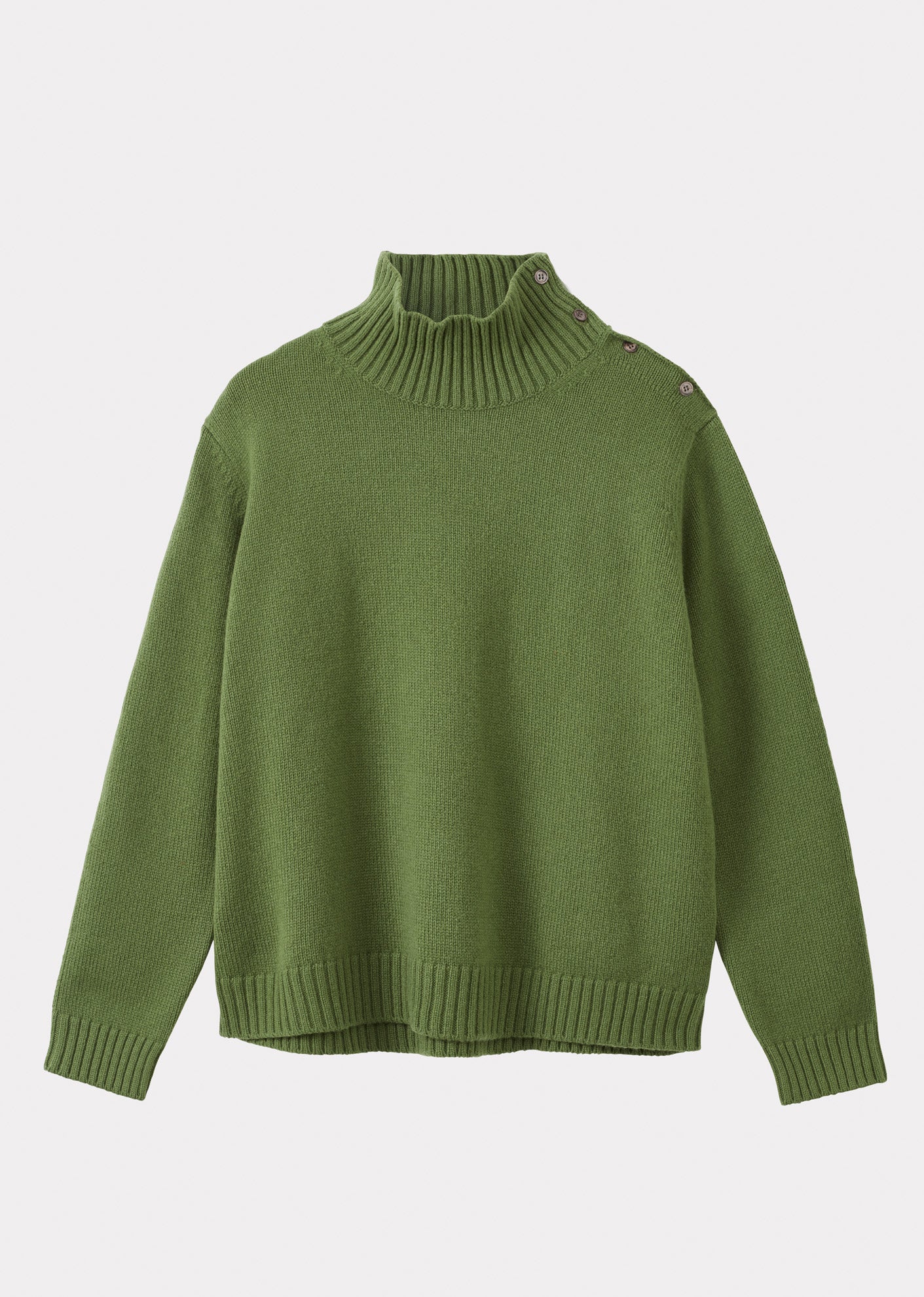 Caramel HIGH NECK JUMPER - BASIL | Garmentory