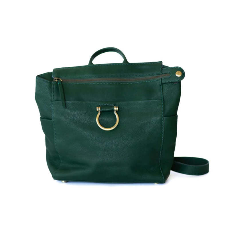 Sapahn Natasha Mini Convertible Backpack And Crossbody Bag - Kelly ...