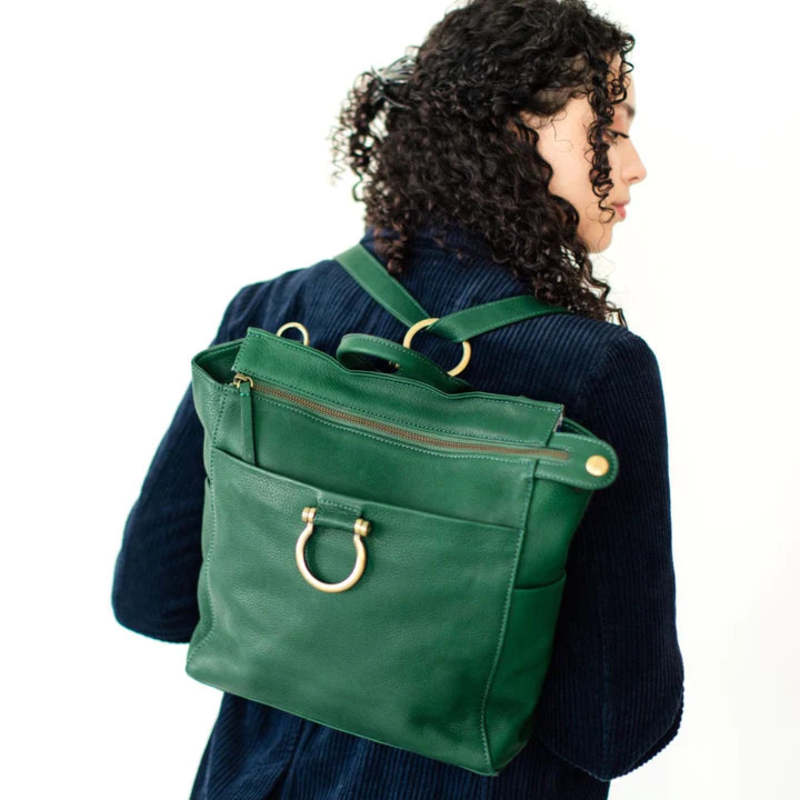 Sapahn Natasha Mini Convertible Backpack And Crossbody Bag - Kelly ...