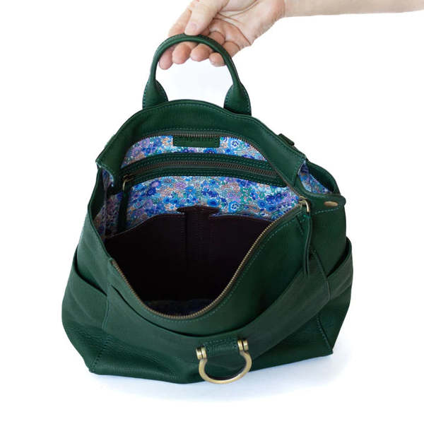 Sapahn Natasha Mini Convertible Backpack And Crossbody Bag - Kelly ...