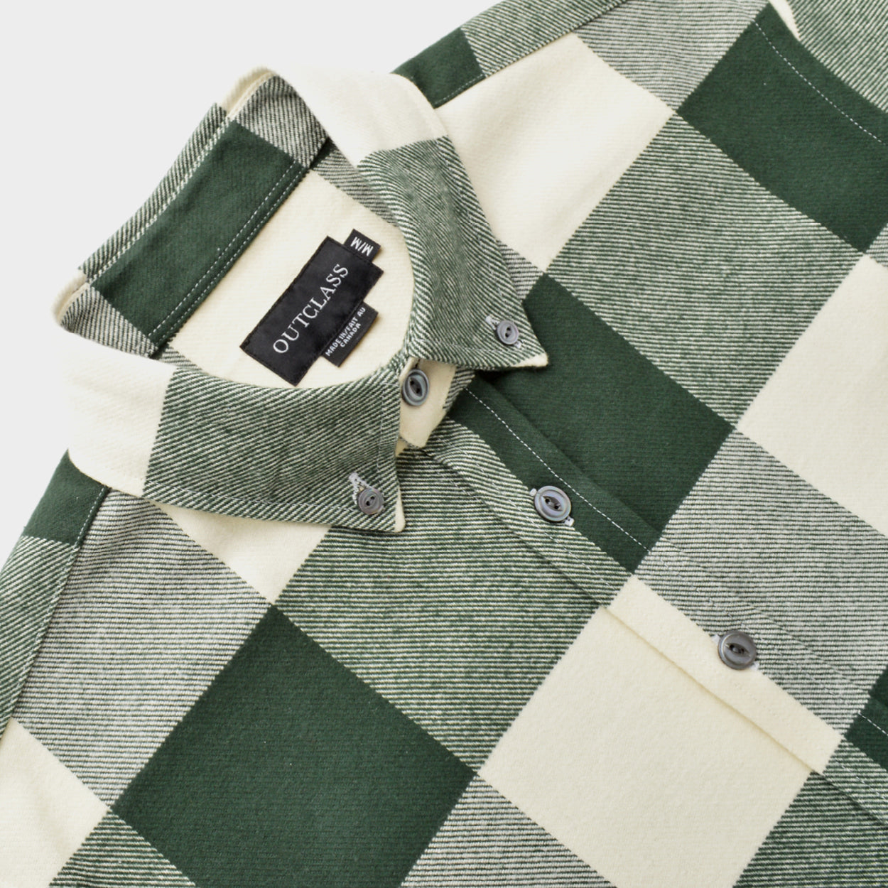 Outclass Flannel Shirt - Forest Green Buffalo Plaid | Garmentory