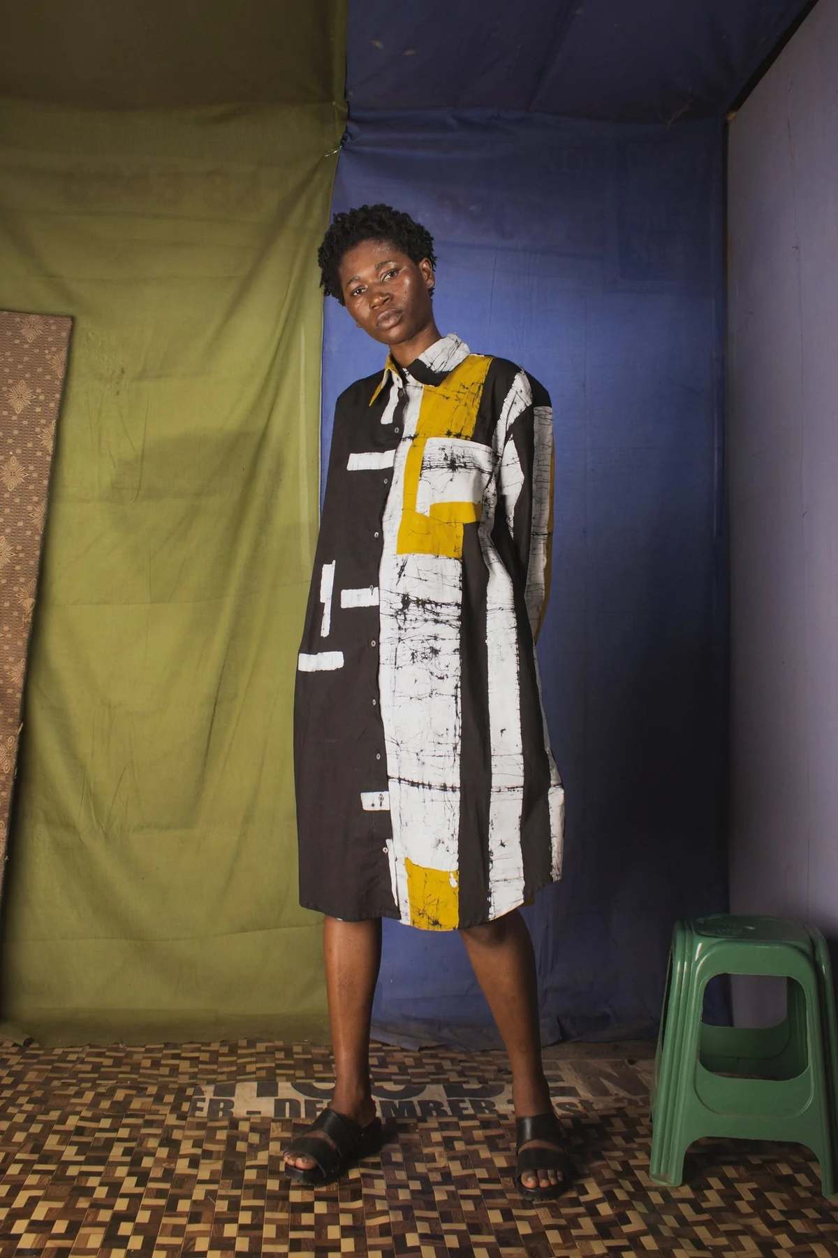 Osei Duro Labu Dress - Cut and Paste | Garmentory