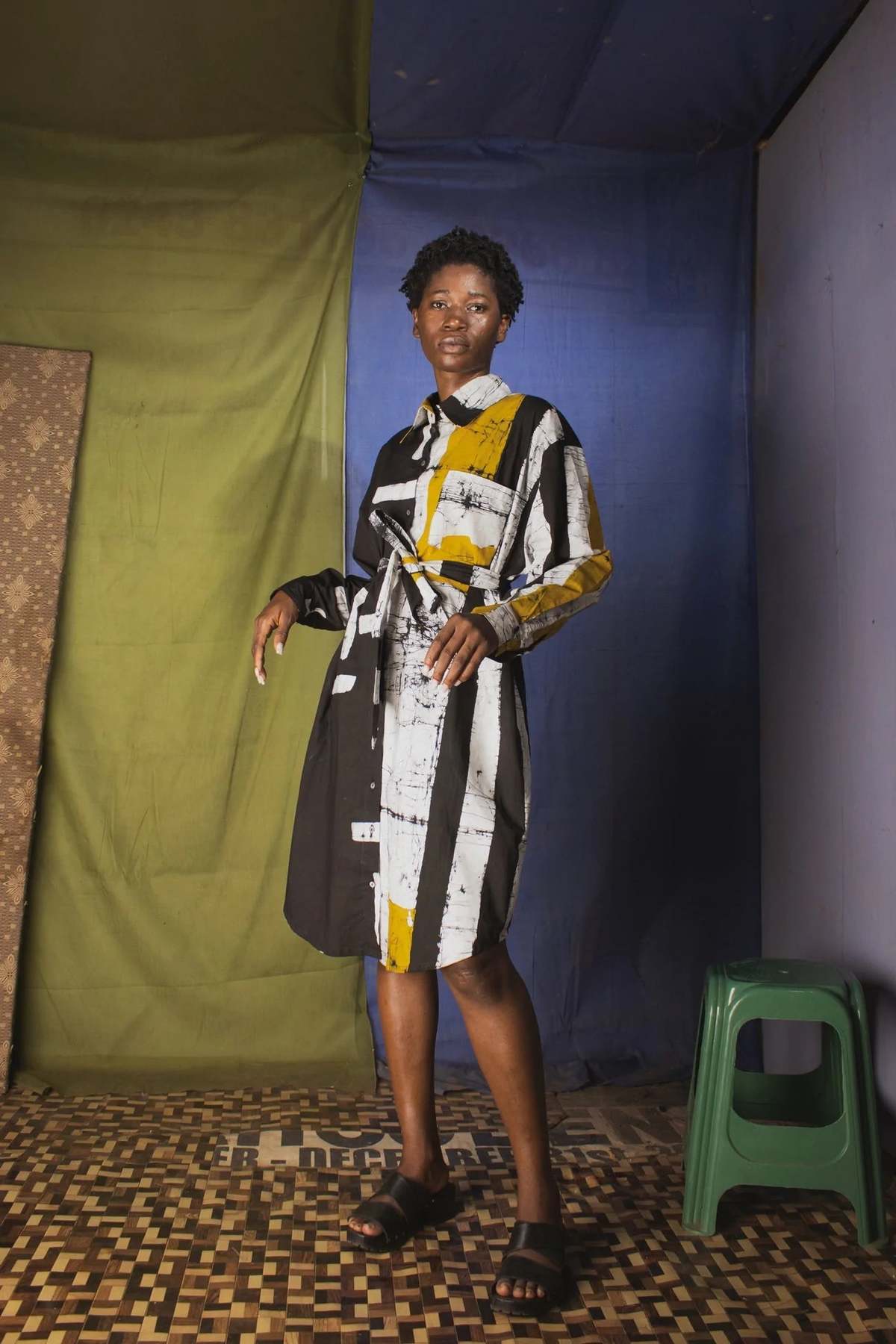 Osei Duro Labu Dress - Cut and Paste | Garmentory