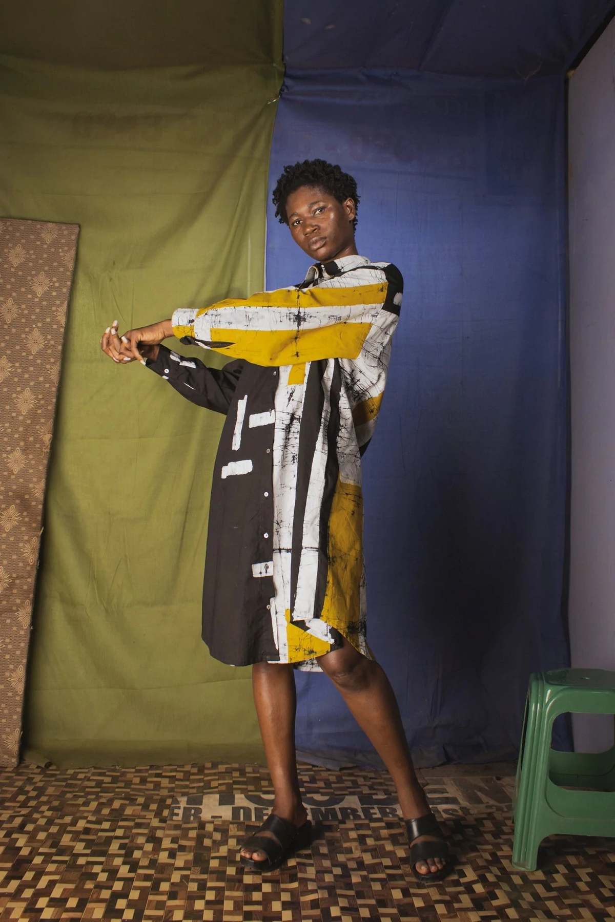 Osei Duro Labu Dress - Cut and Paste | Garmentory