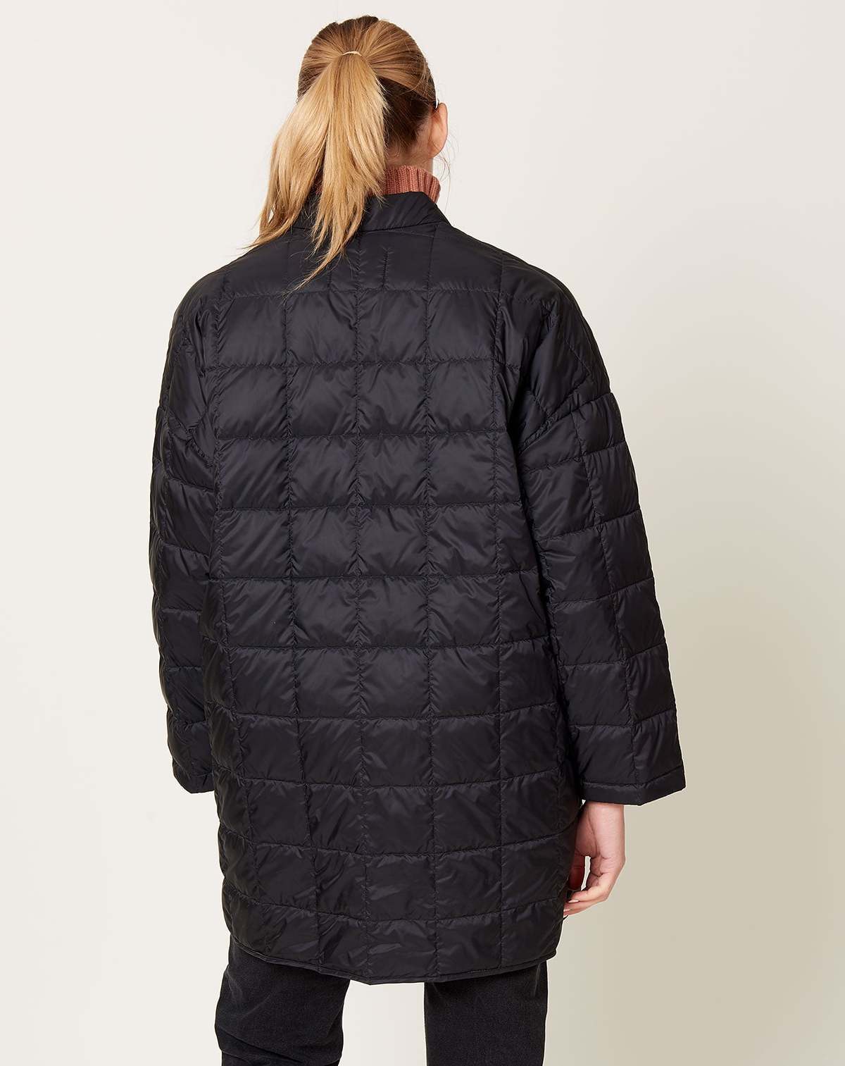 TAION Hanten Down Cardigan - Black | Garmentory