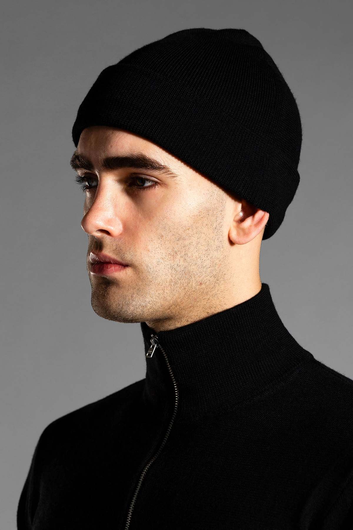 Norse Projects Norse Top Tech Beanie - Black | Garmentory