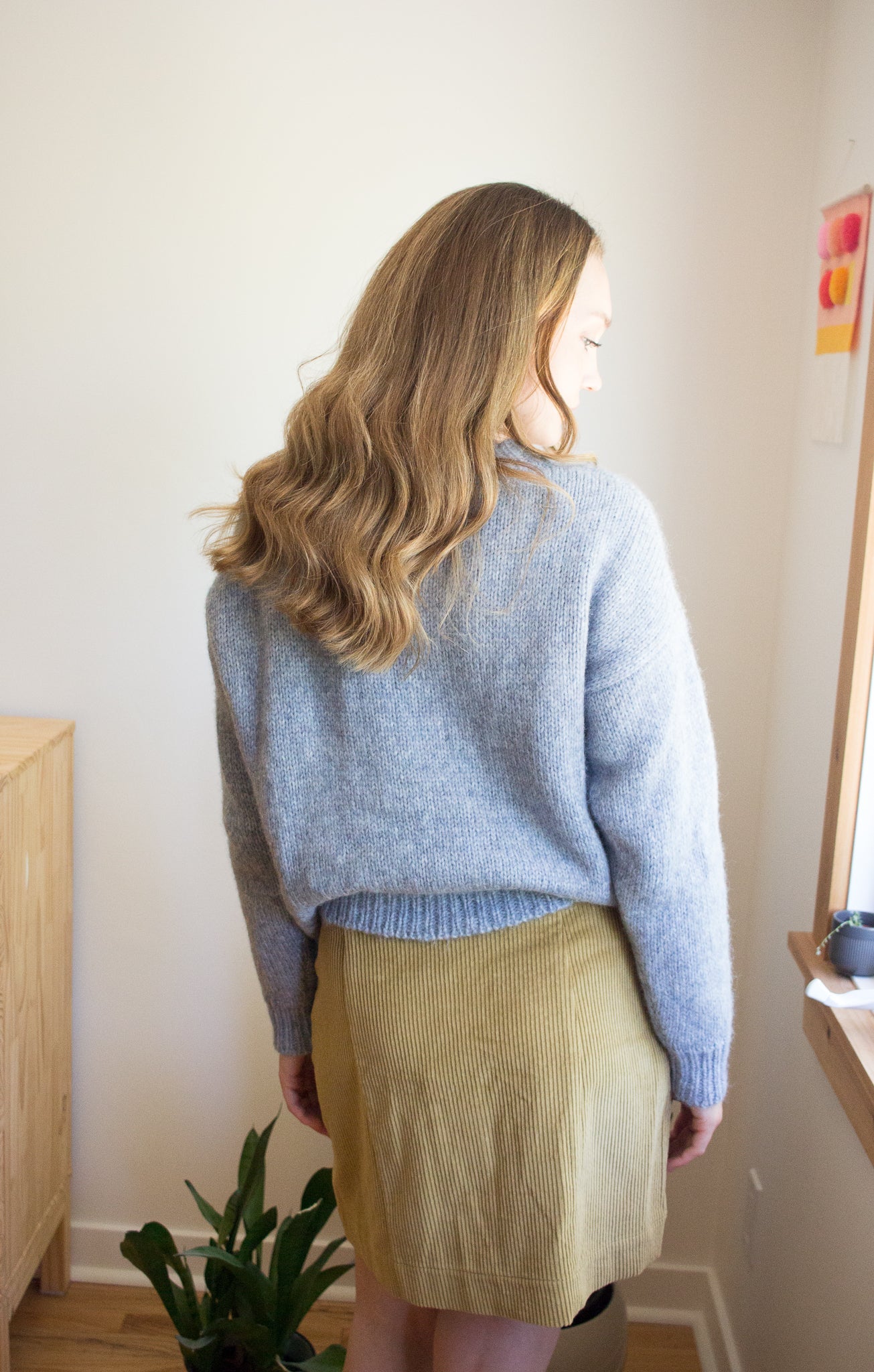 Eve Gravel Meryl Sweater - Blue/Dark Cafe | Garmentory