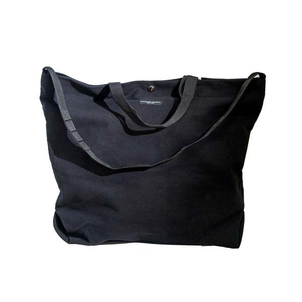 Engineered Garments Carry Cotton Moleskin All Tote - Black | Garmentory