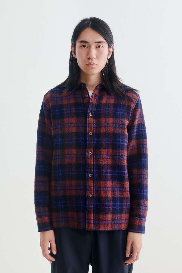 A Kind of Guise Dullu Shirt - Firebrick Check | Garmentory