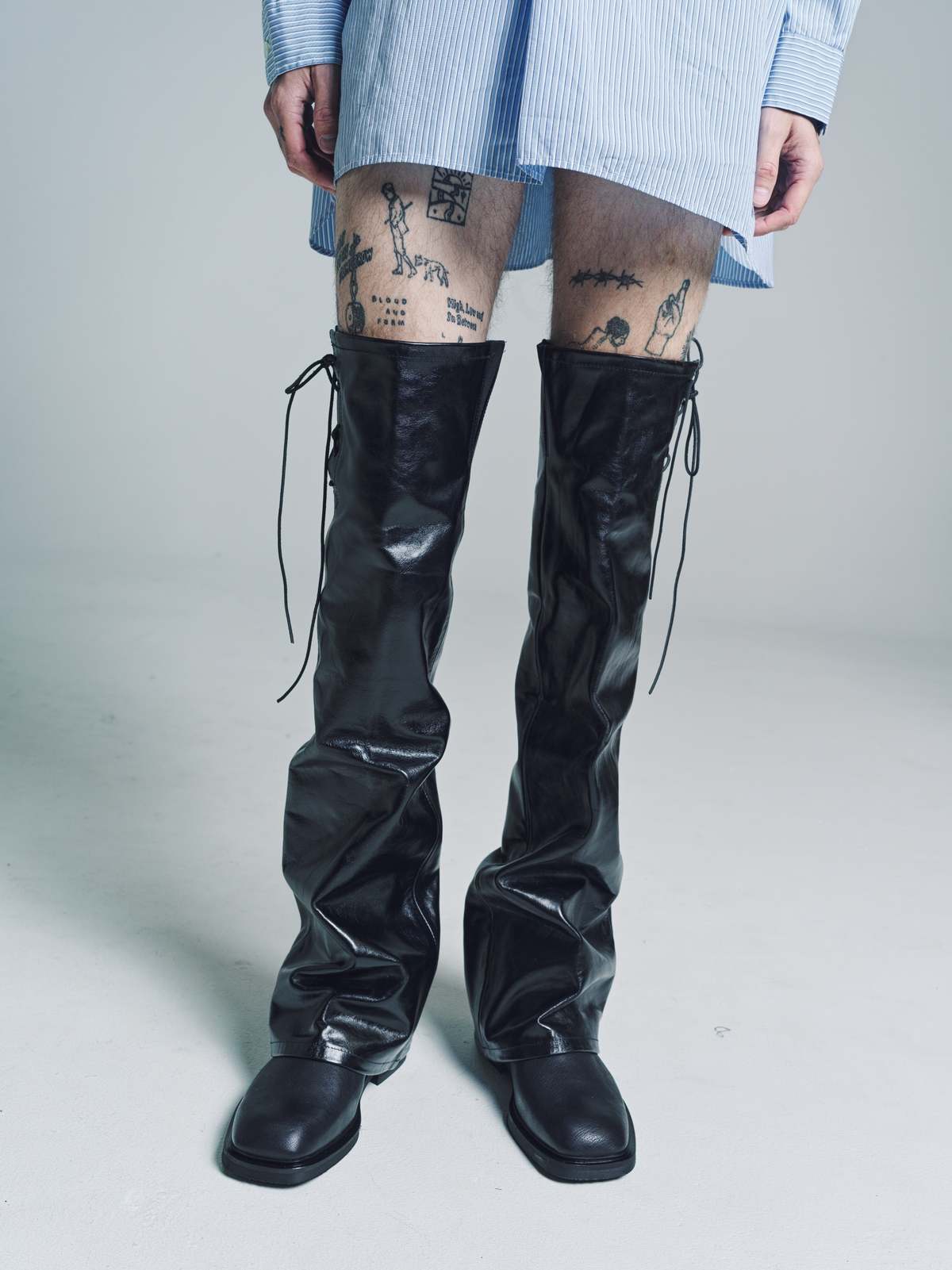 Our Legacy Leather Short Chaps - Black | Garmentory