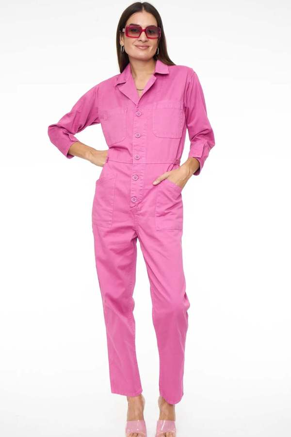 Pistola Tanner Long Sleeve Field Suit - Fuschsia | Garmentory