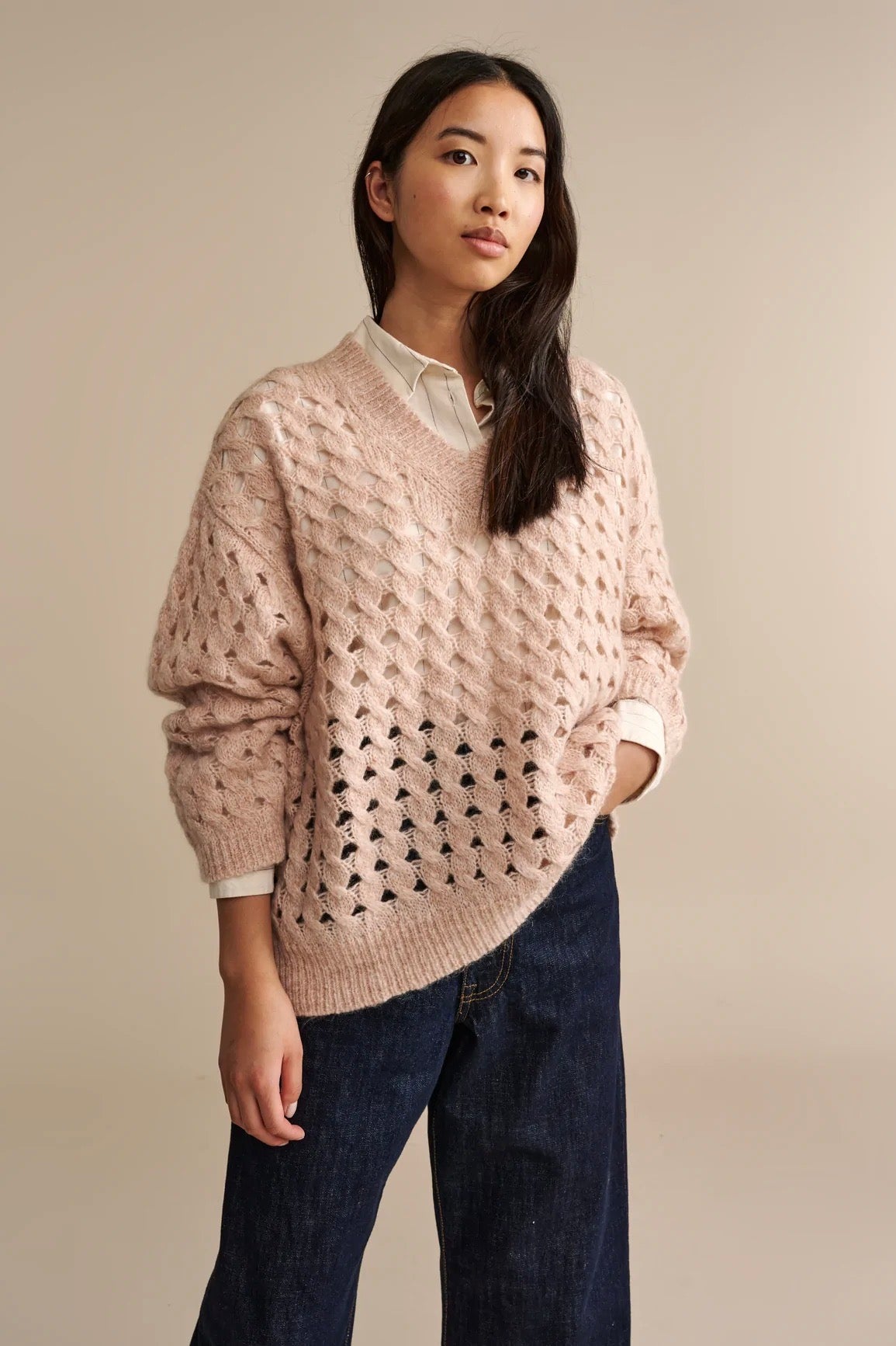 Bellerose Gow Sweater - Shell | Garmentory