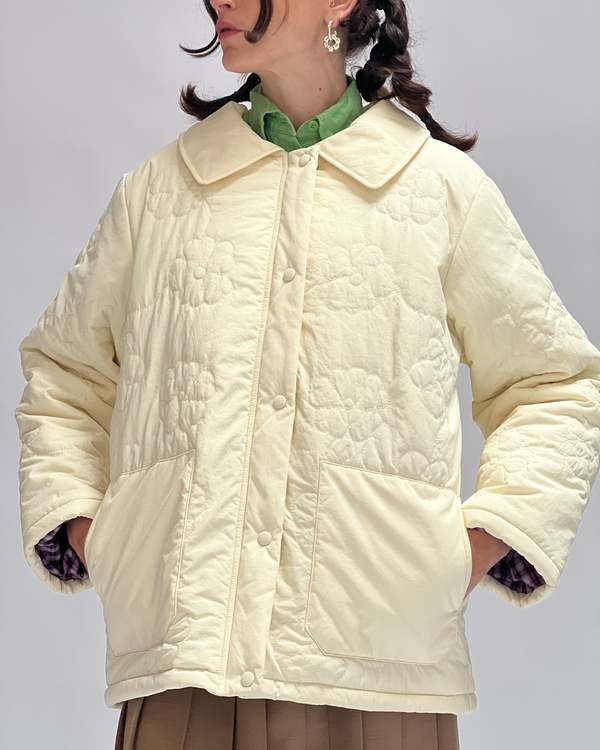 Tach Clothing Roma Jacket - Cream | Garmentory