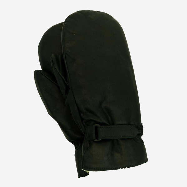 Raber Arctic 3 Leather Mitts - Black | Garmentory