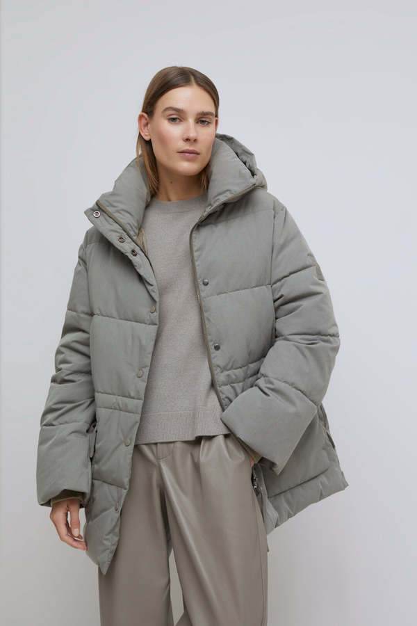 Closed Puffer Jacket - Muddy Beige | Garmentory