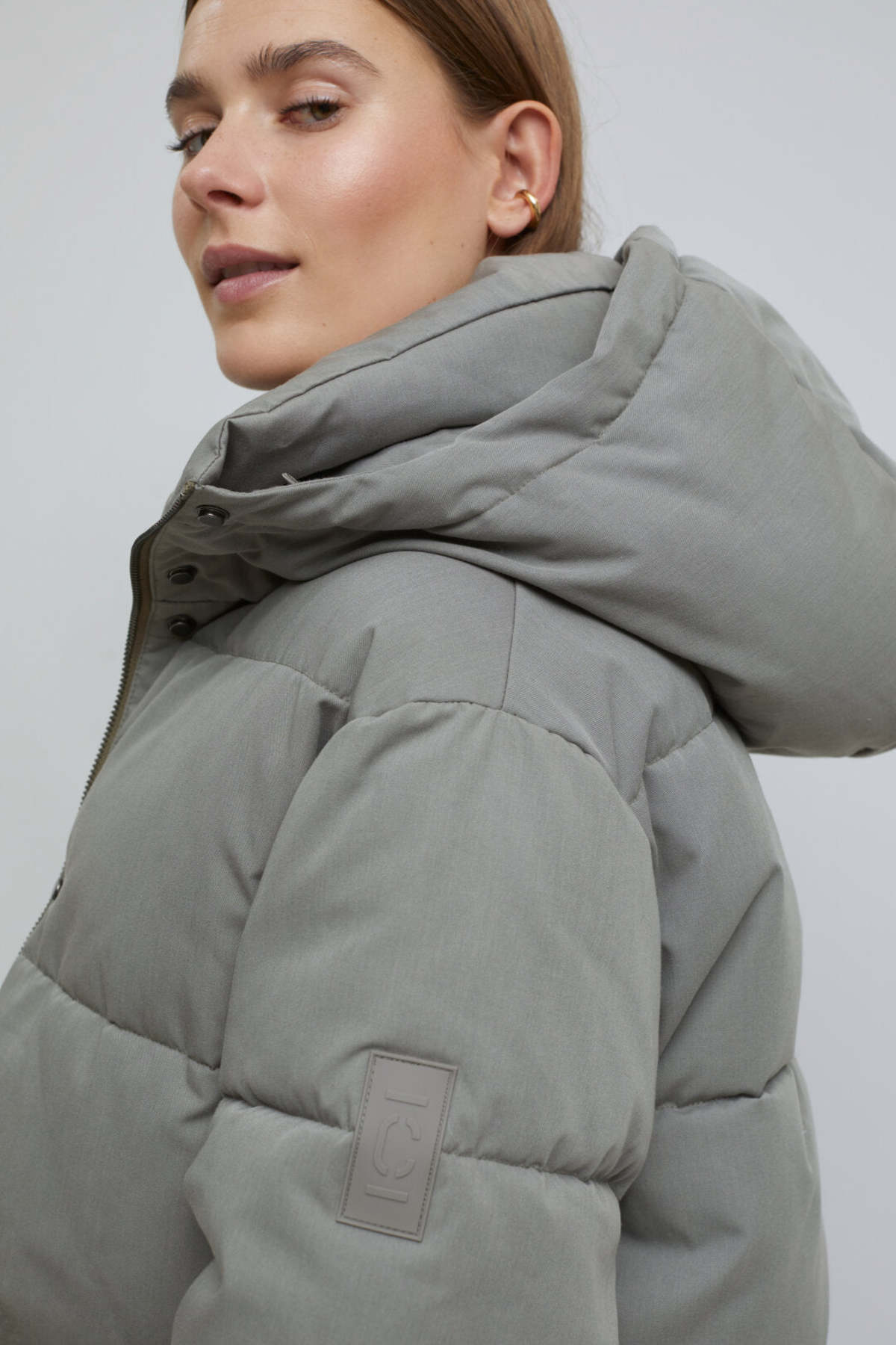 Closed Puffer Jacket - Muddy Beige | Garmentory