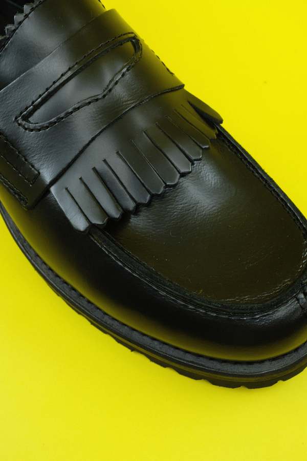 Our Legacy Leather Commando Loafer - Black | Garmentory