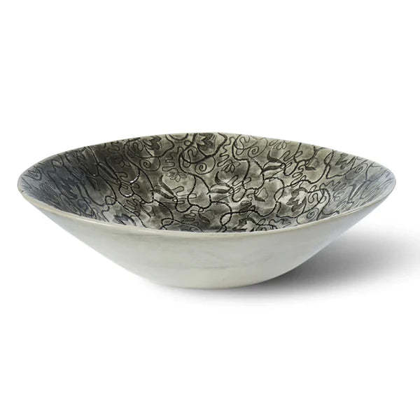 WONKI WARE SALAD BOWL - CHARCOAL LACE | Garmentory