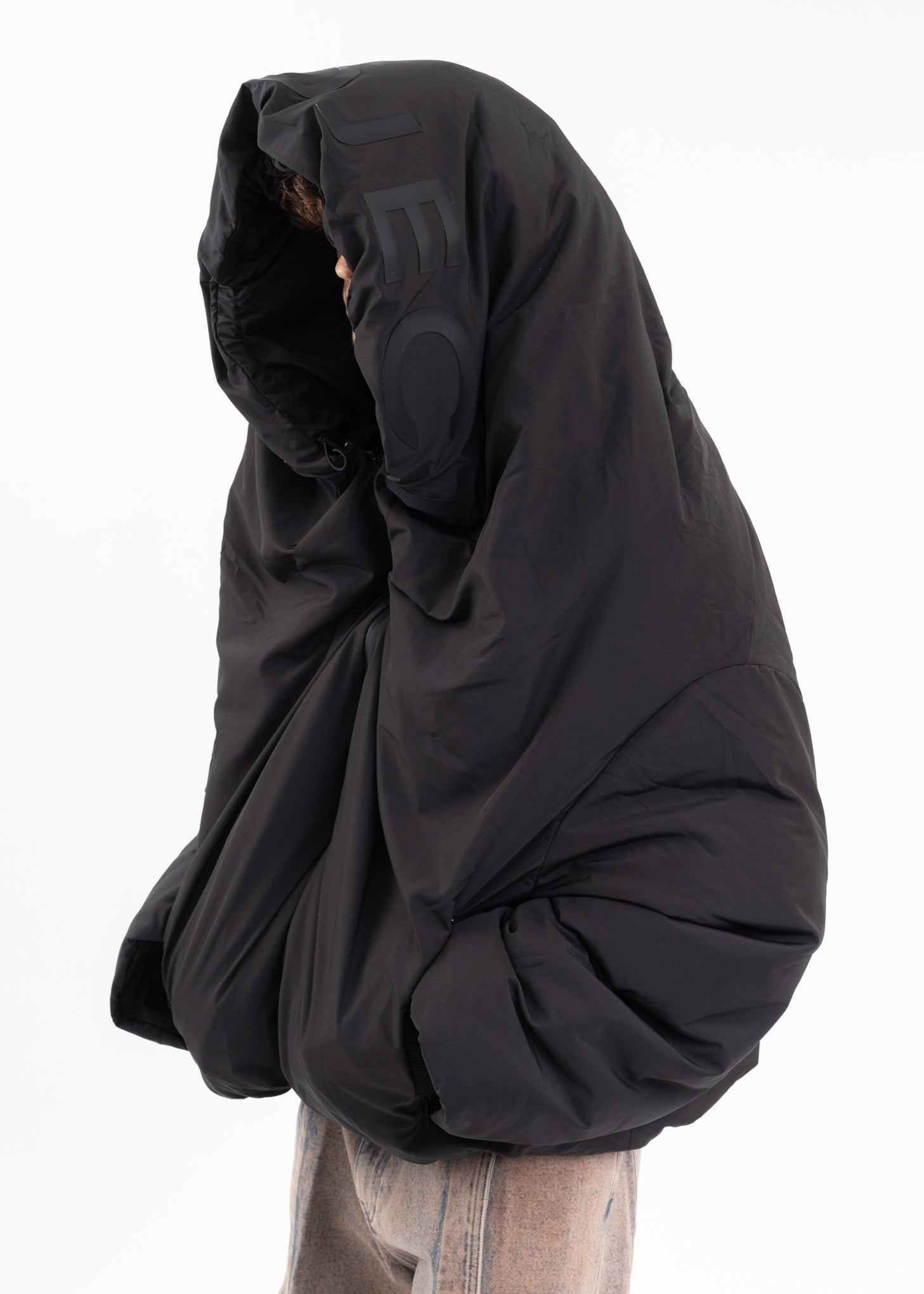 Y/project MONSTER PUFFER JACKET - BLACK | Garmentory