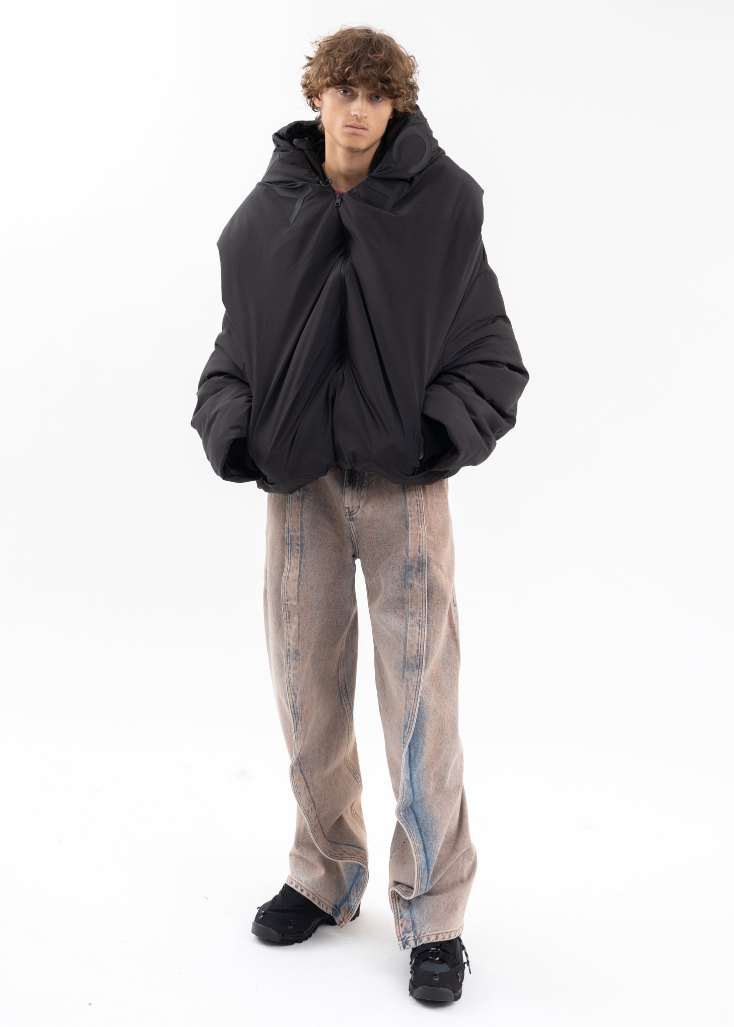 Y/project MONSTER PUFFER JACKET - BLACK | Garmentory