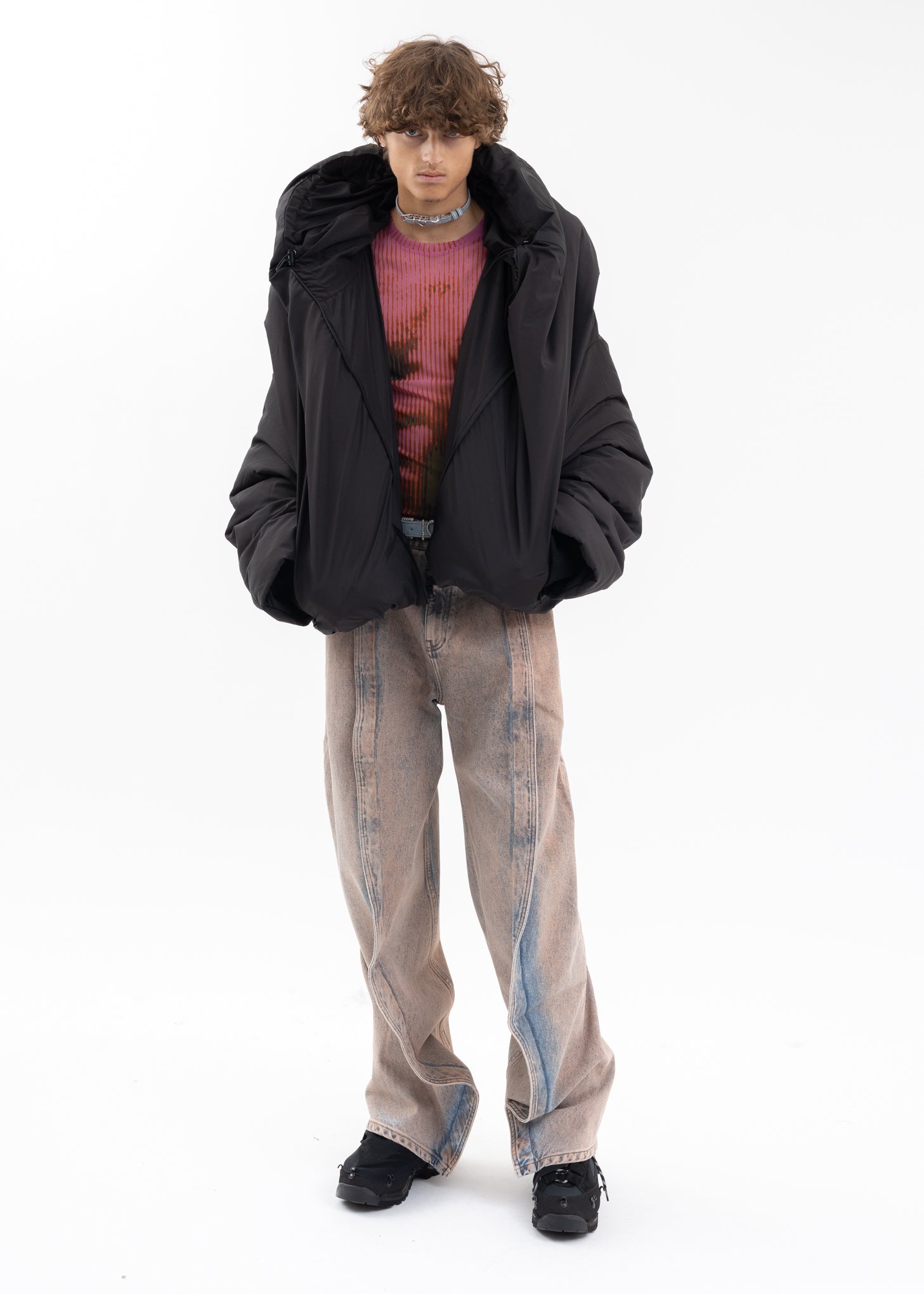 Y/project MONSTER PUFFER JACKET - BLACK | Garmentory