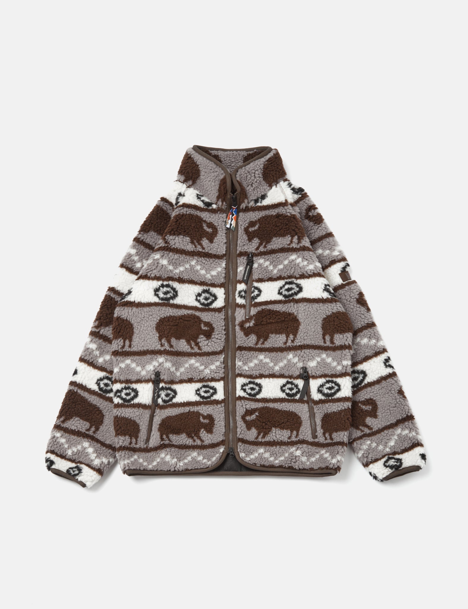 Manastash Mt. Buffalo Fleece Jacket - Brown | Garmentory