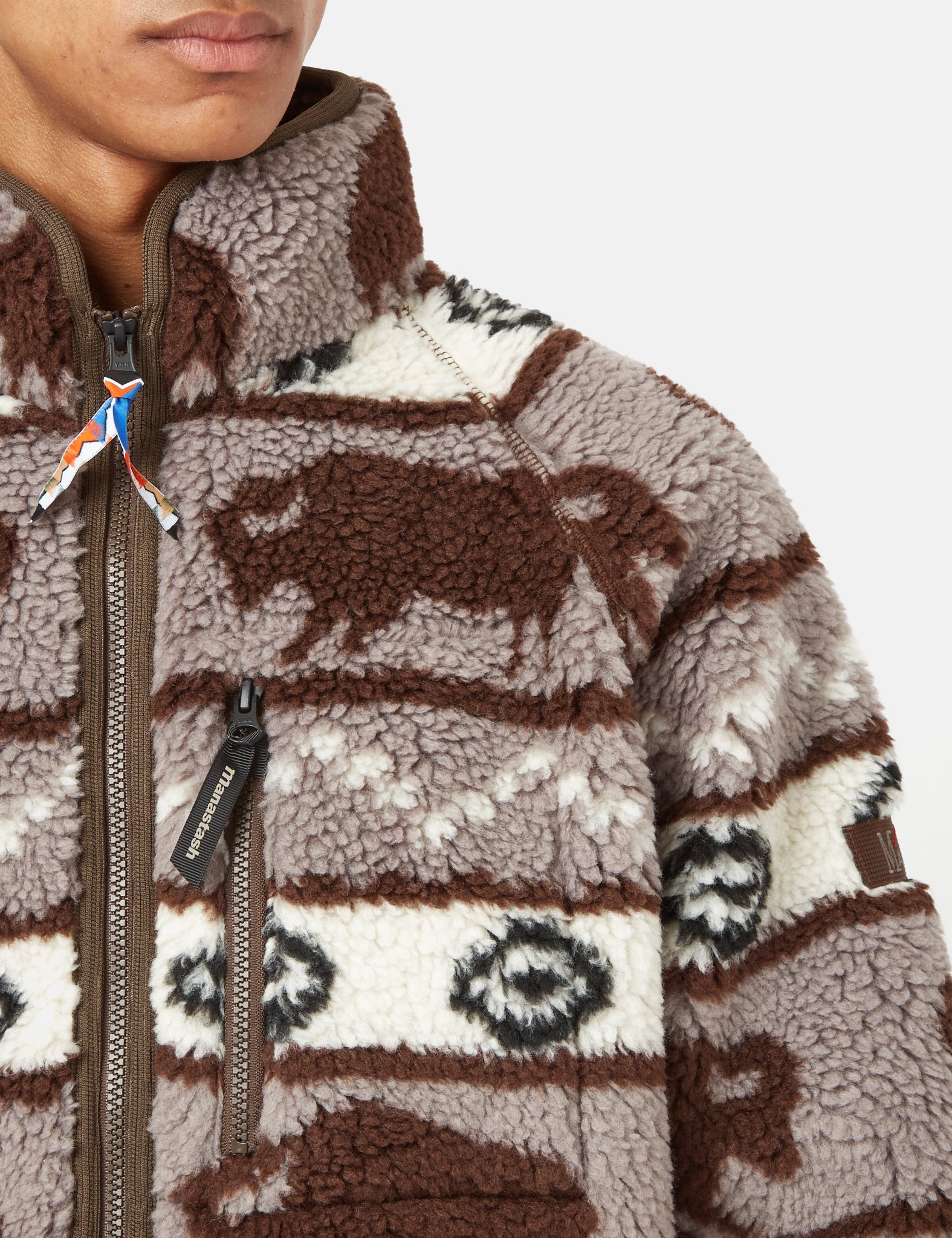 Manastash Mt. Buffalo Fleece Jacket - Brown | Garmentory