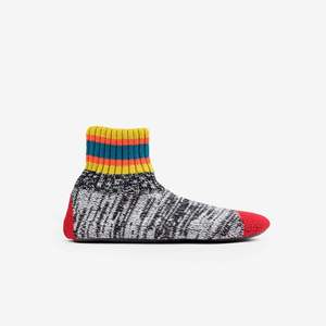 Verloop varsity sock slippers - black/white/marl | Garmentory
