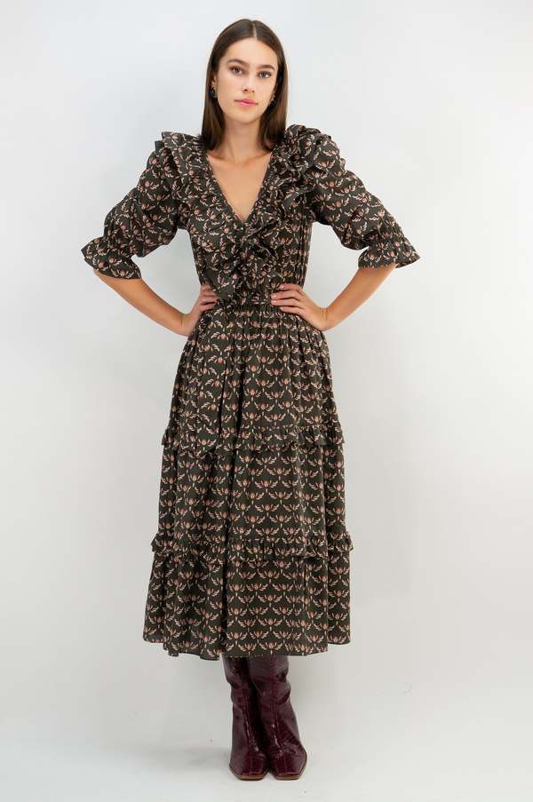Kristinit Chiara Dress - Angel Prints | Garmentory