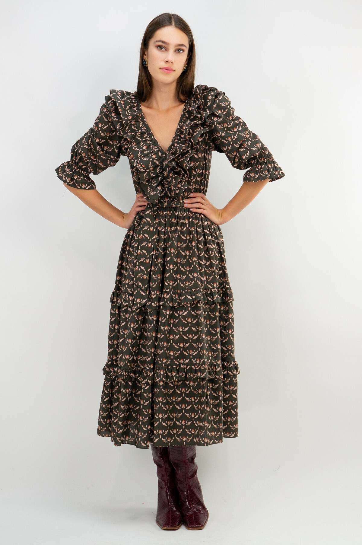 Kristinit Chiara Dress - Angel Prints | Garmentory