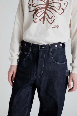 s.k. manor hill Mason Pant - Indigo Cone Denim | Garmentory